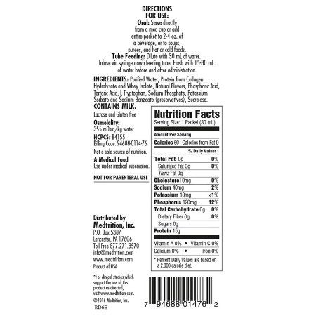 Oral Supplement ProSource™ NoCarb Neutral Flavor Liquid 1 oz. Pouch ...