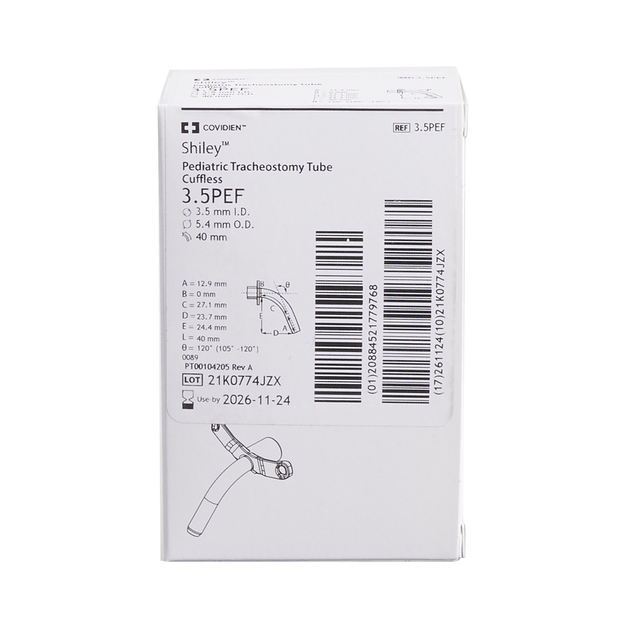 Uncuffed Tracheostomy Tube Shiley™ Pediatric - Unified Care Services